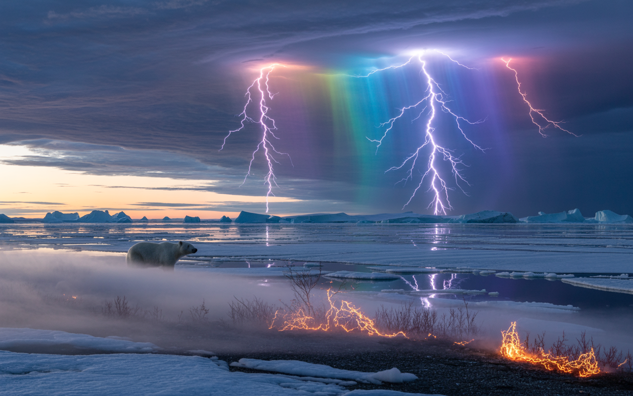 The Arctic Awakens: Lightning Storms Signal a Profound Shift in Earth’s Climate Symphony