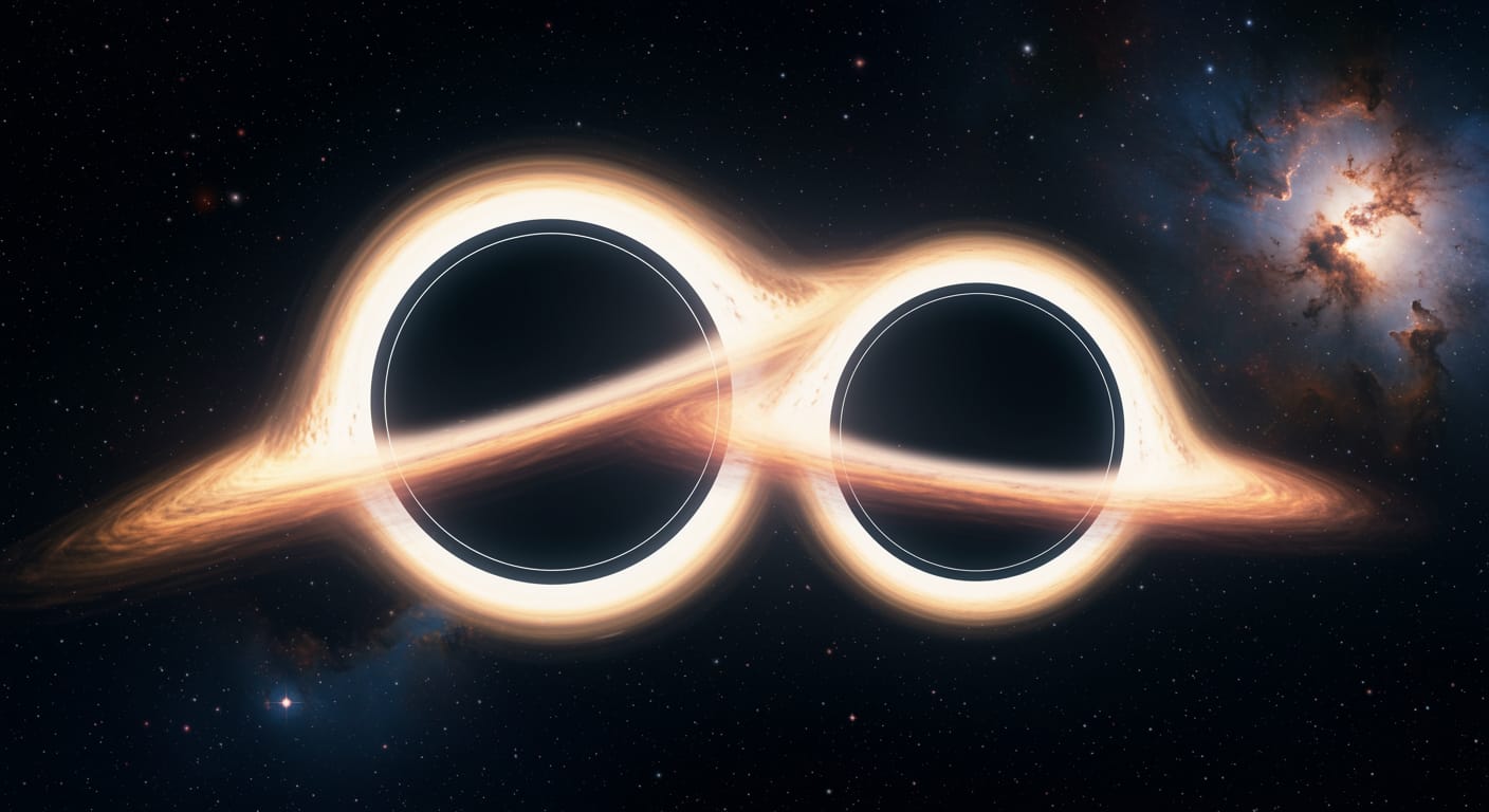 The Light of Collision: What Spiraling Supermassive Black Holes Reveal ...